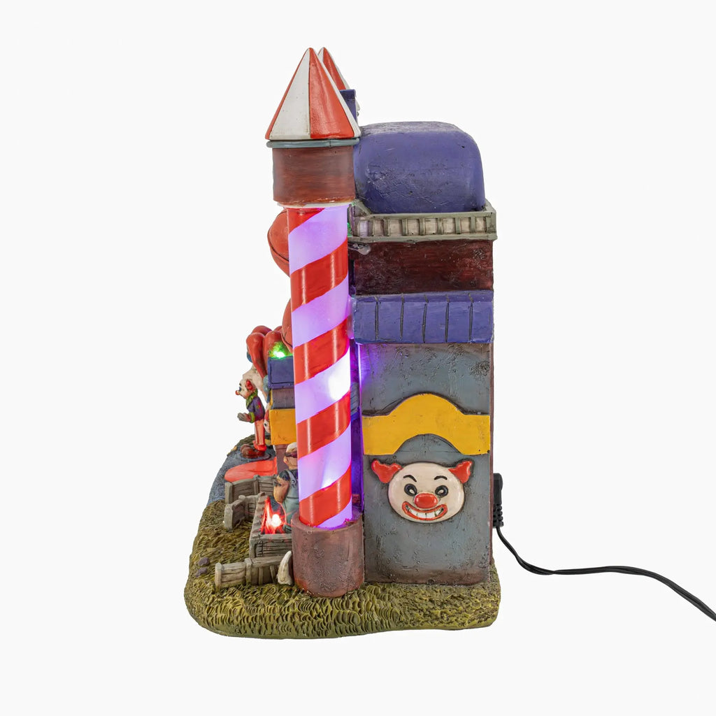 Carnival Funhouse Halloween Village – Animated Carnival Building ...
