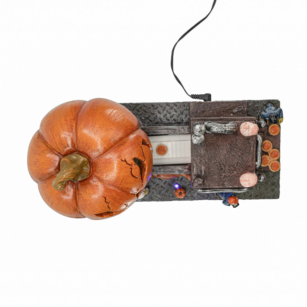 Animated Pumpkin Pie Factory Halloween Village – Lighted Bakery ...